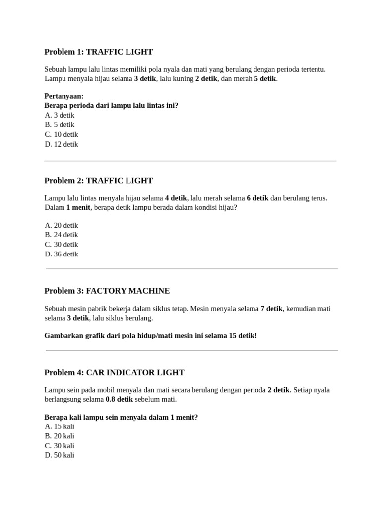 Soal Pisa Light House 2 | PDF