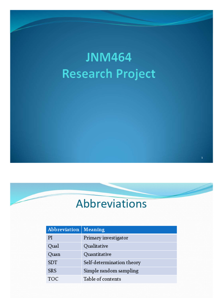 Research Project Guidelines for JNM464 | PDF | Turnitin | Science