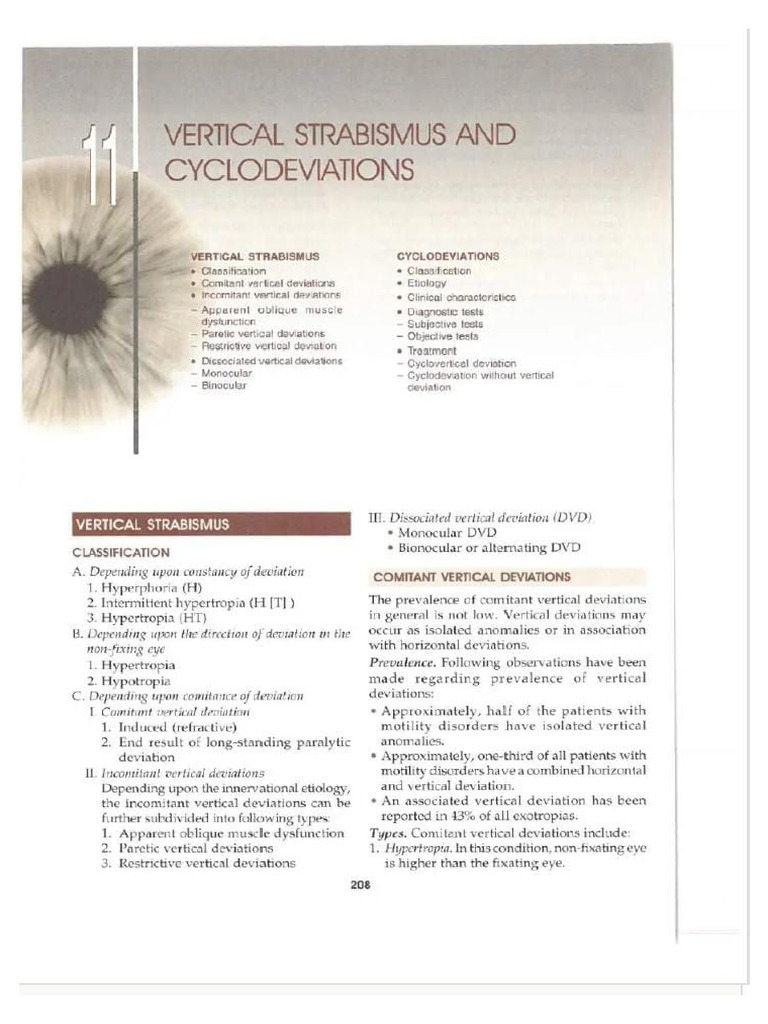Orthoptics CHP 11 | PDF