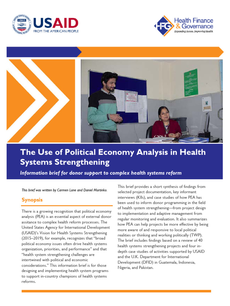 Political Economy in Health Reform Analysis | PDF | United States ...
