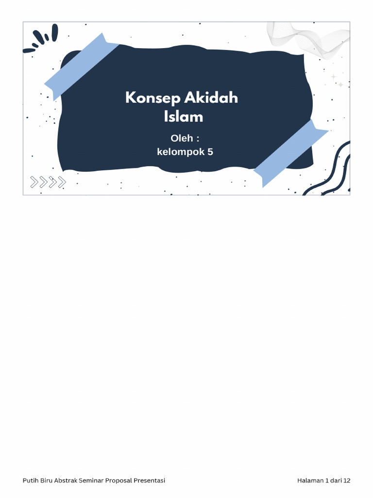 Agama Islam Kelompok 5 | PDF