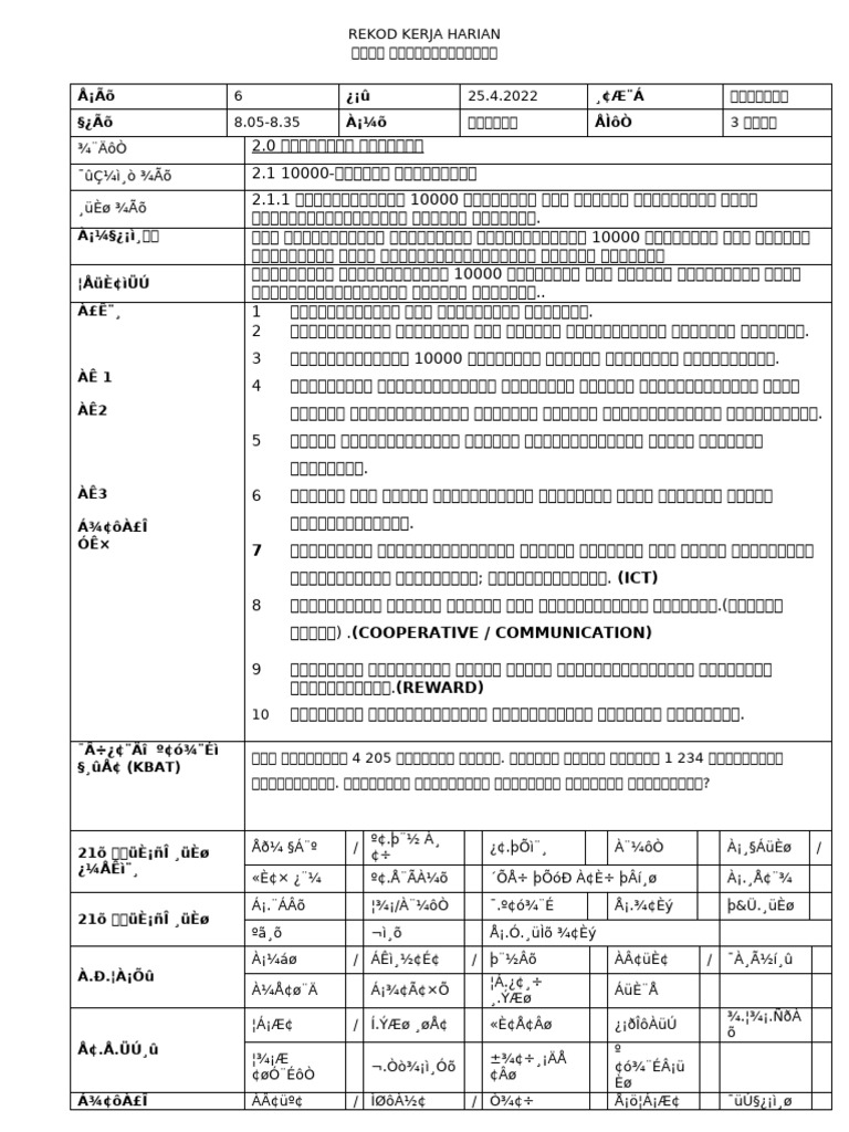 RPH M 6 திங்கள் | PDF