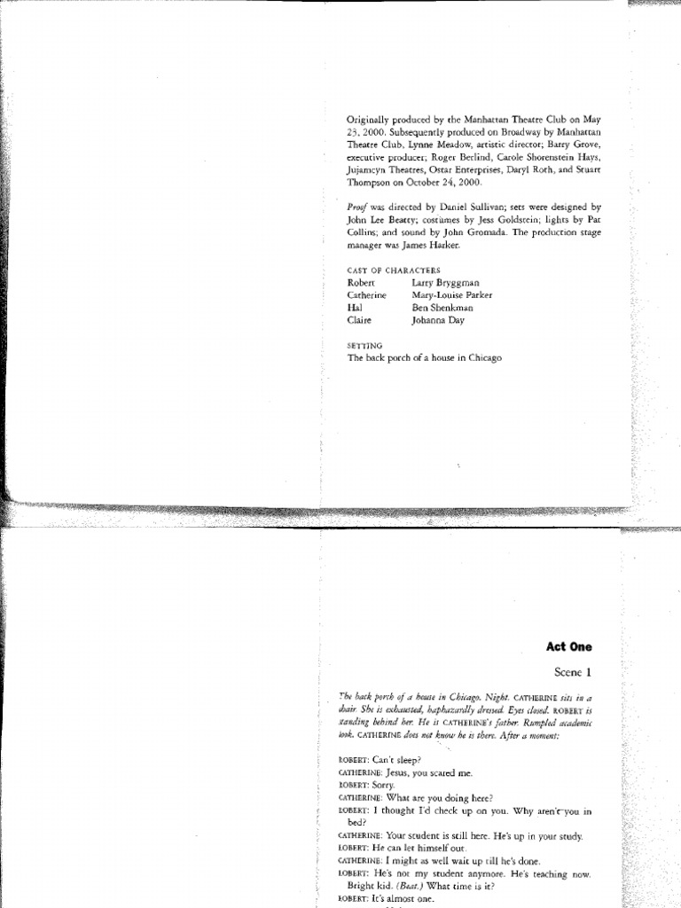 Proof+-+David+Auburn | PDF