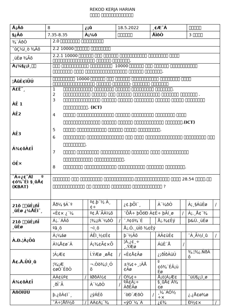 RPH M 8 புதன் | PDF