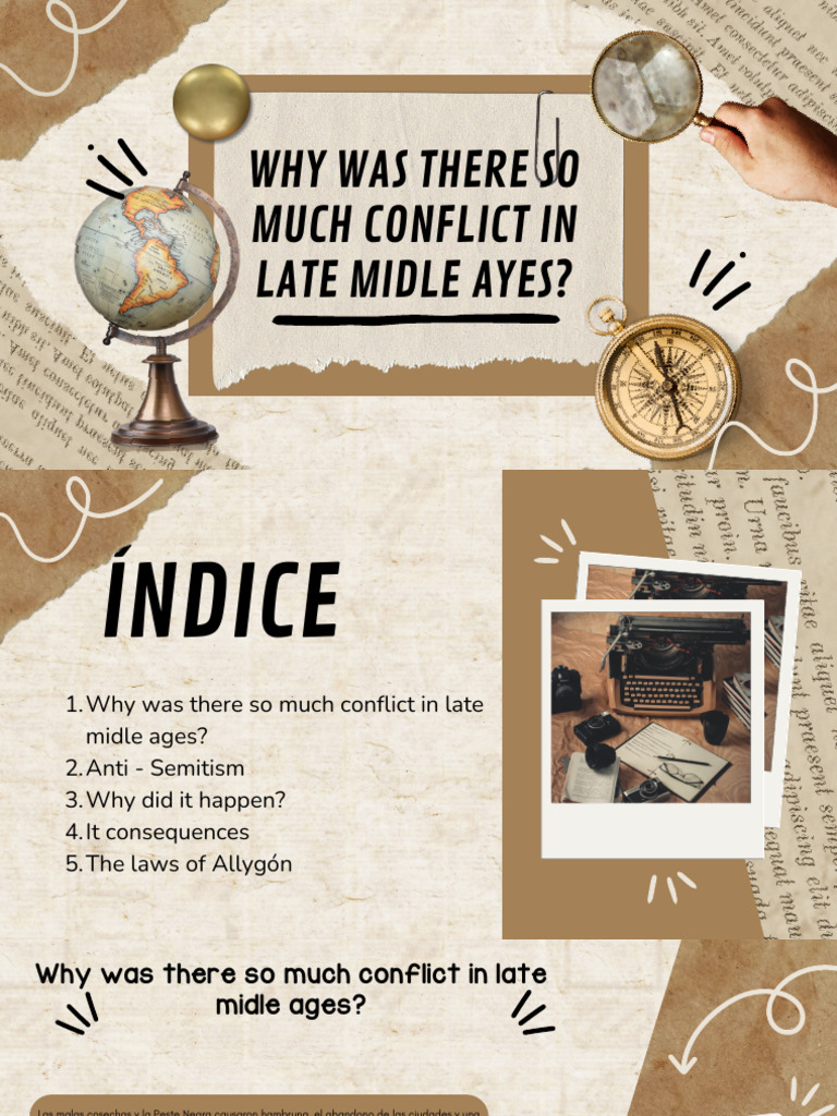 Why Was So Much Conflict in The Late Middle Ages | PDF | Antisemitism ...