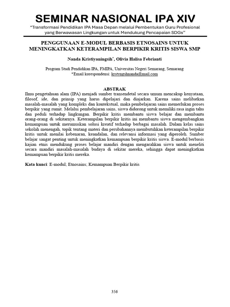 39 Nanda+Kristiyaningsih SEMNAS+IPA+XIV+Fix | PDF