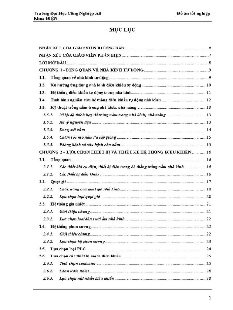 Ban Muc Luc File Word | PDF