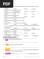 Favorite Color Bar Graph Worksheet | PDF