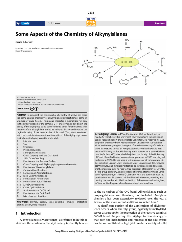 TMS Alkyne | PDF | Chemical Compounds | Chemistry