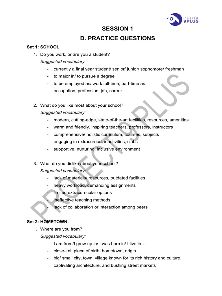 Practice Questions for Students and Careers | PDF | Expense | Public ...