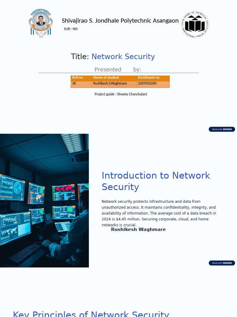 Introduction-to-Network-Security 2.0 | PDF | Security | Computer Security