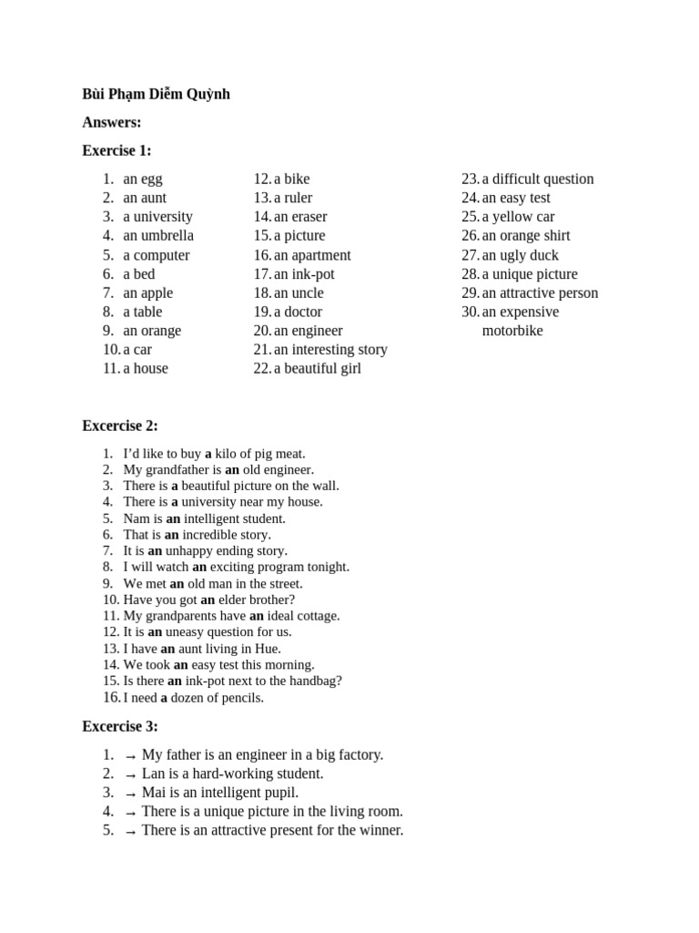 Bài Test | PDF