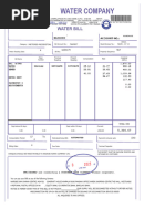 Kenya Power Utility Bill Template | PDF
