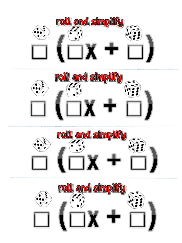 Expansion Roll and Simplify | PDF