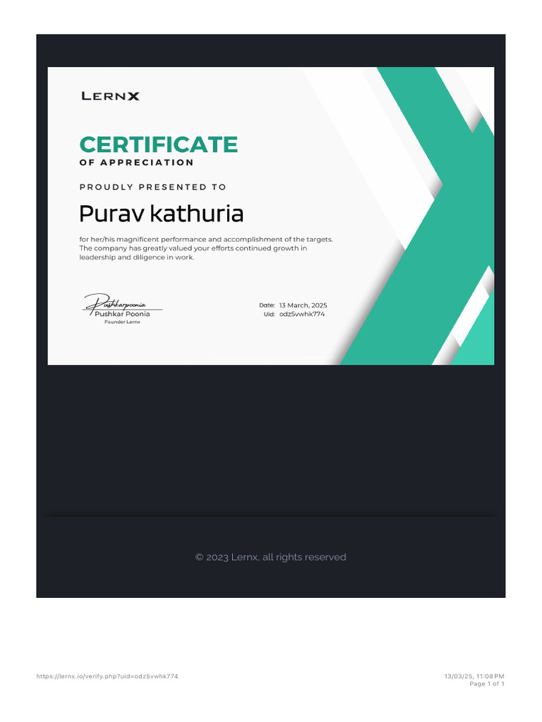 Lernx Course Access and Login Guide | PDF