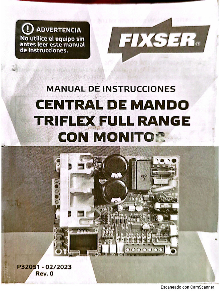 Manual de Programacion FIXSER 500-650-800 Ultra Rápidos | PDF