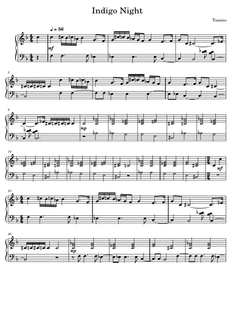 Indigo Night Tamino | PDF