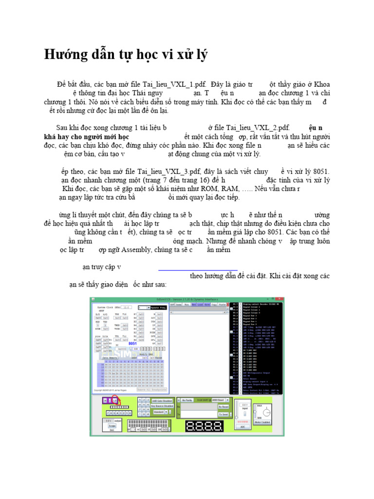 Huong Dan Tu Hoc VXL | PDF
