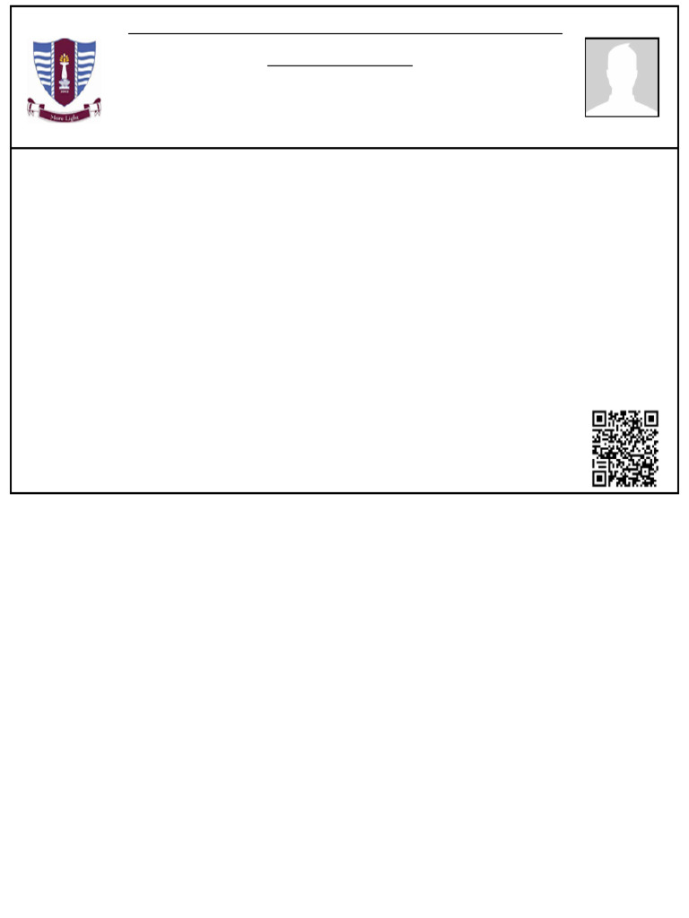GCU Faisalabad Student Registration Card | PDF