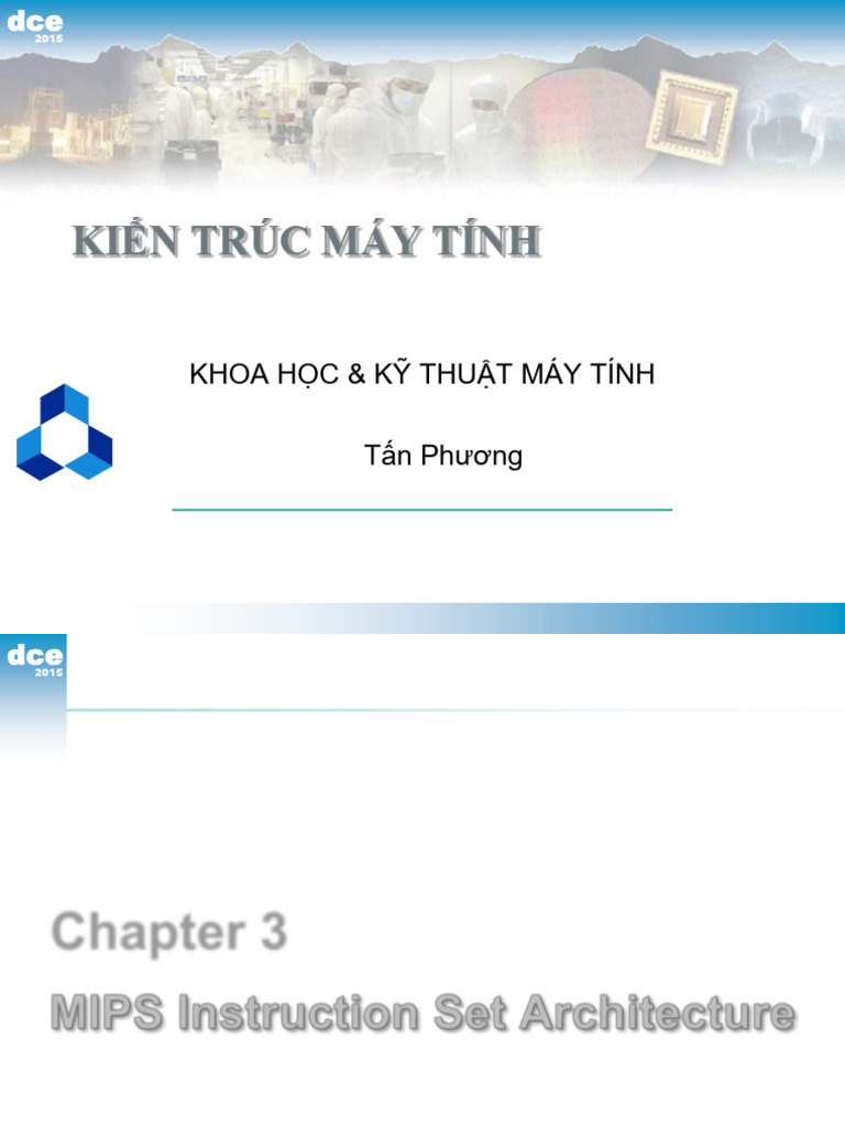 Chapter03 1MIPS ISA | PDF