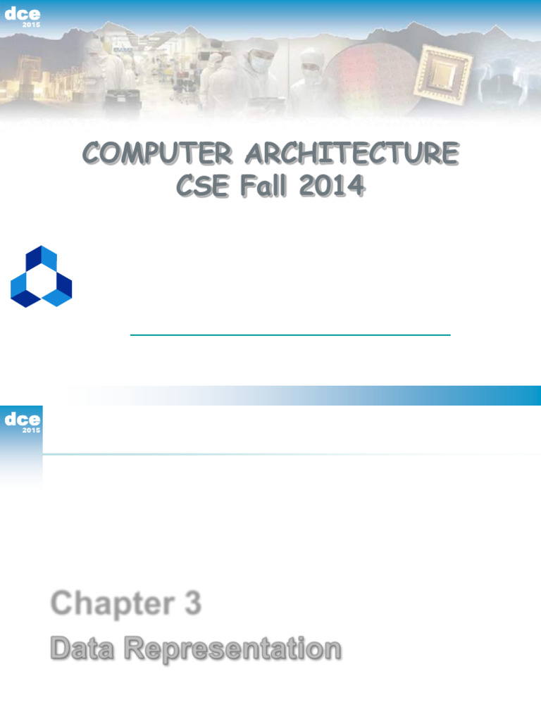 Chapter03 0DataRepresentation | PDF | Integer (Computer Science) | Character Encoding