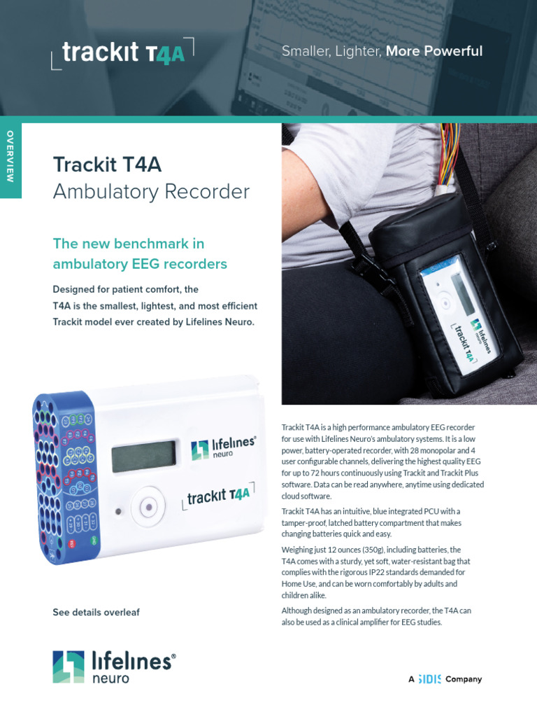 Trackit T4A Overview 02 2022 | PDF | Electroencephalography | Electricity