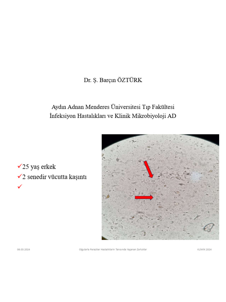 Barcin.ozturk.gastrointestinal.sistemi.tutan .Parazitler.blastocystis | PDF