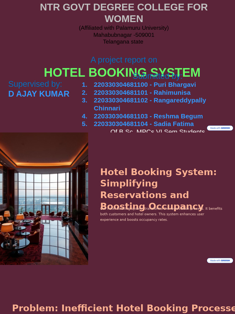 Hotel Booking System Simplifying Reservations and Boosting Occupancy ...