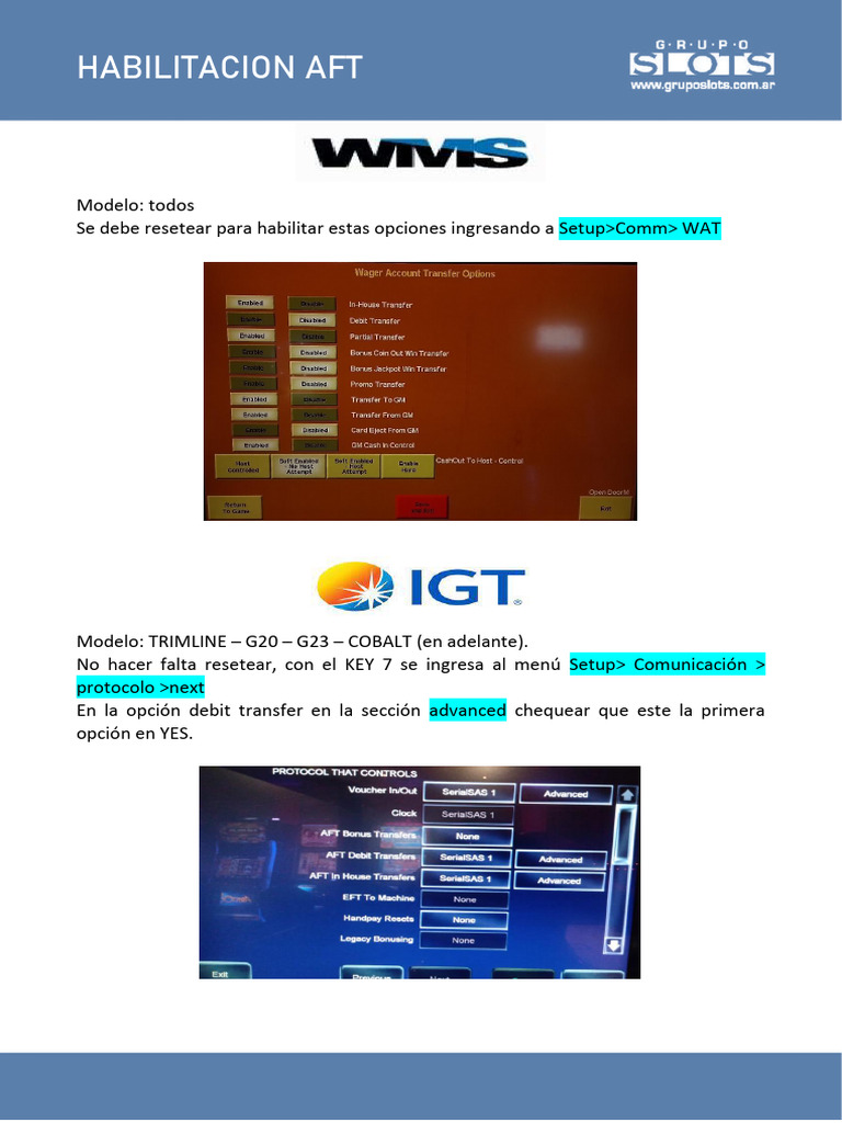 Habilitacion Aft | PDF