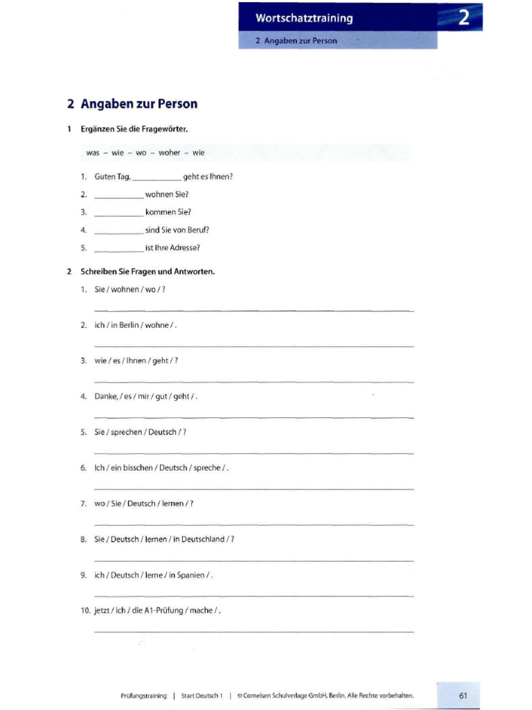 Angaben Zur Personen | PDF