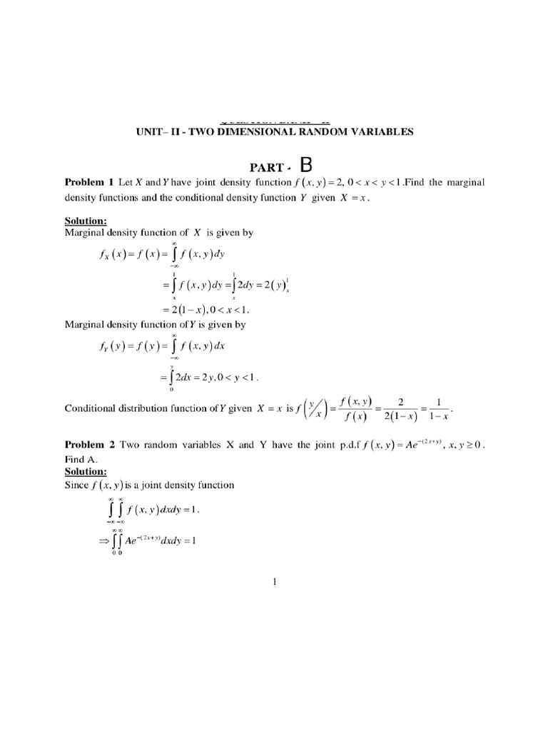 PQT - UNIT - II | PDF