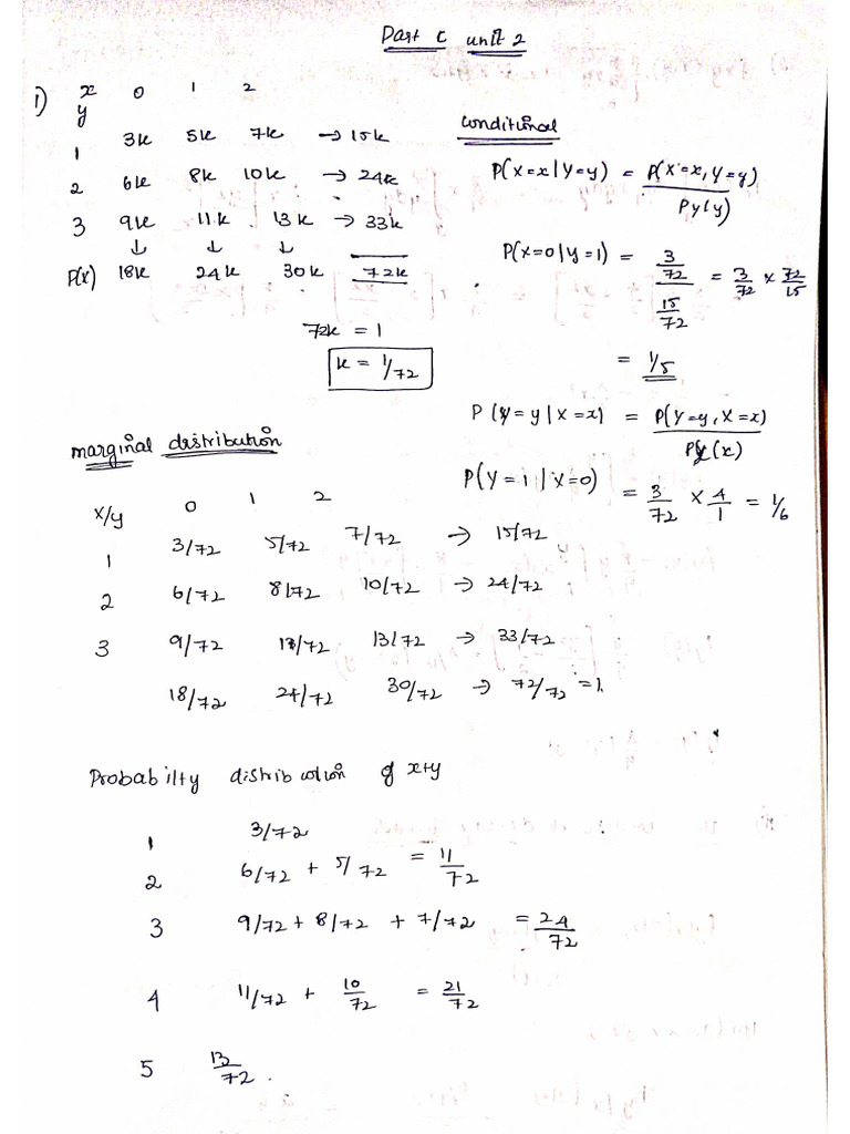 PQT Unit2 (12 Marks) | PDF