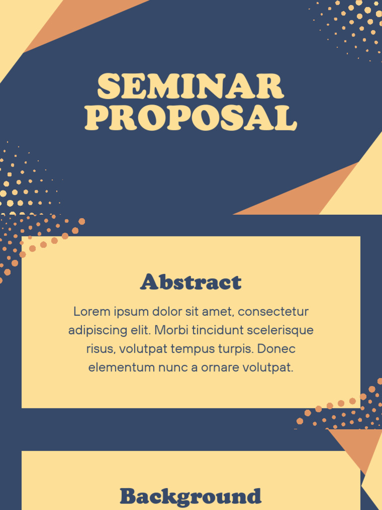 Orange Blue Abstract Modern Seminar Proposal Presentation - 20250416 ...