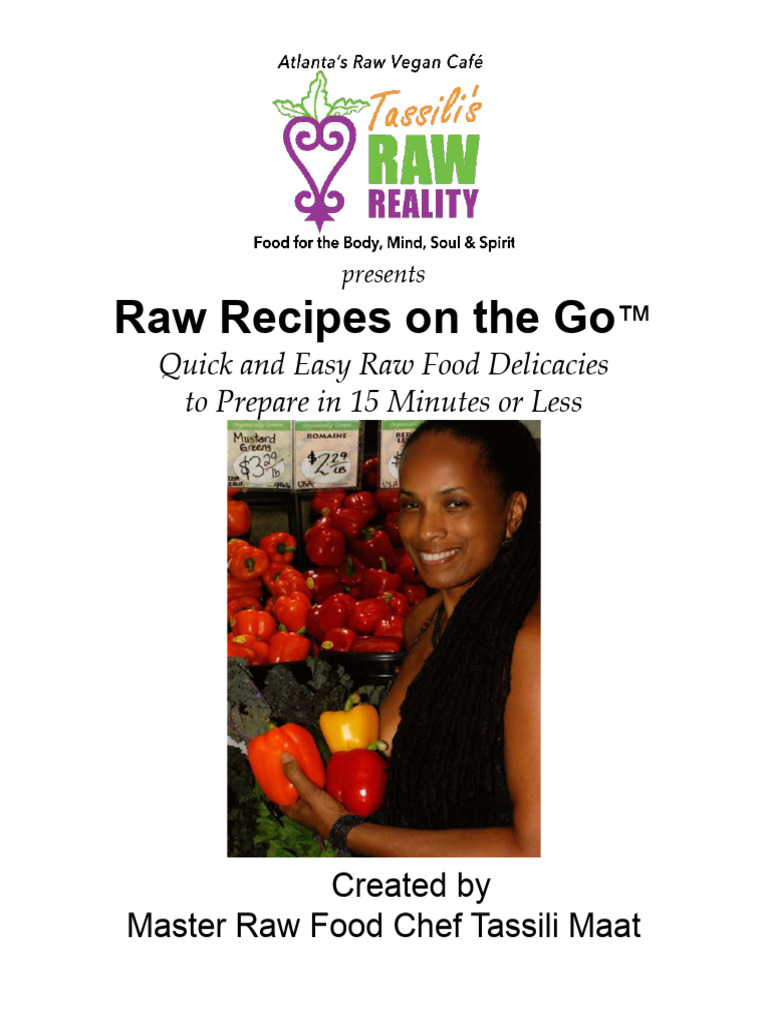 Tassilis Raw Recipes On The Go | PDF | Zucchini | Olive