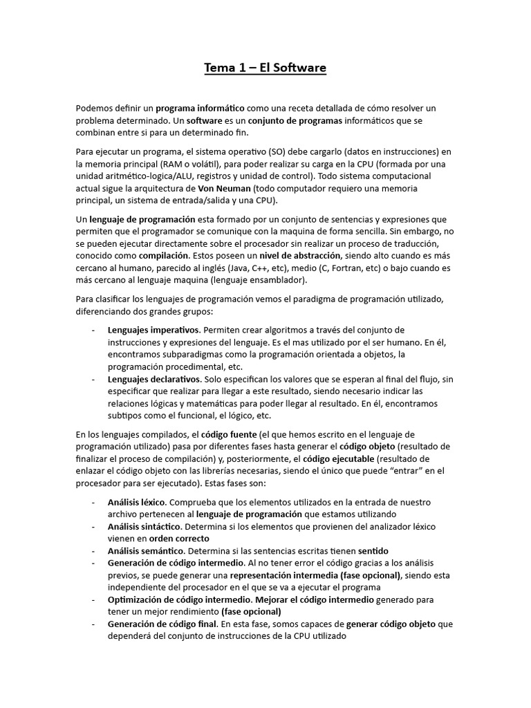 ED - Resumen Tema 1-10 | PDF | Entorno de desarrollo integrado | Lenguaje de modelado unificado