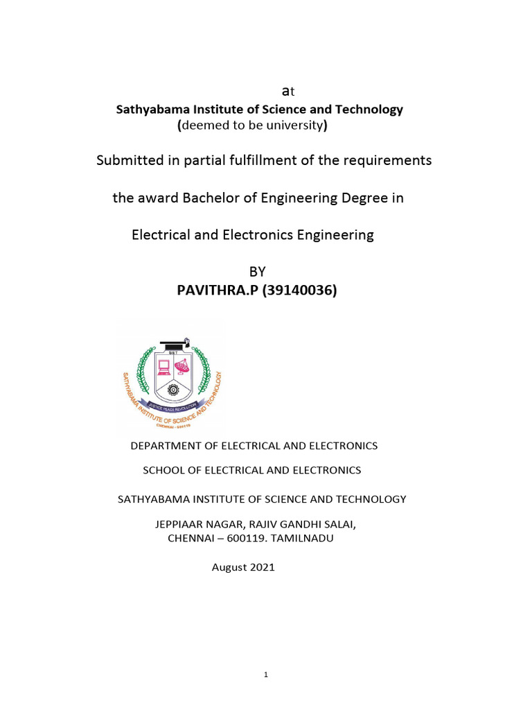 1923 B.E Eee Batchno Intern 36 | PDF | Infrared | Arduino