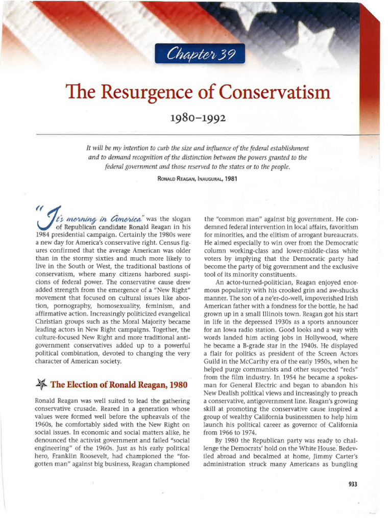 APUSH Chapter 39 Textbook | PDF