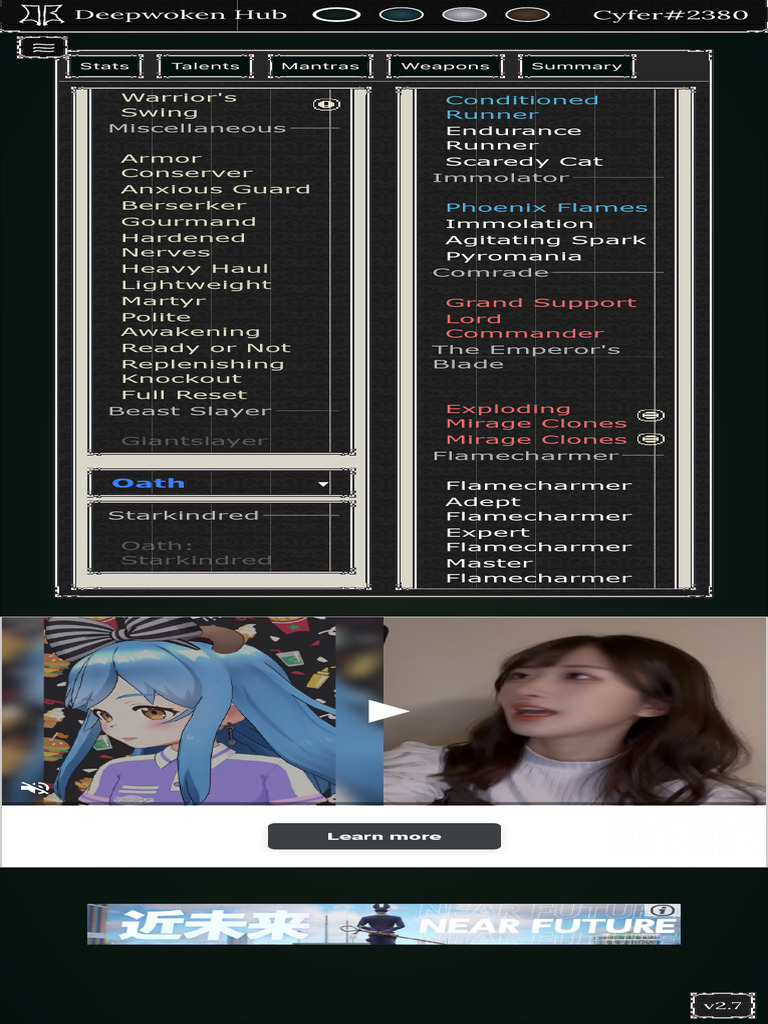 Builder - Deepwoken Builder 2 | PDF