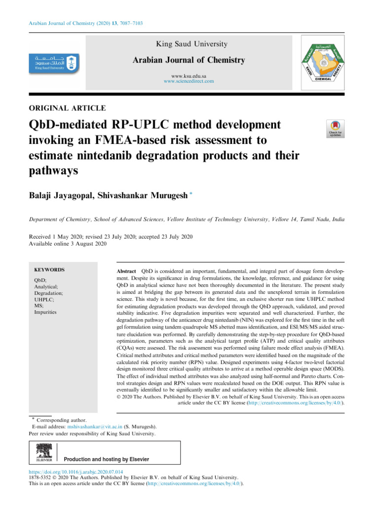 QbD-mediated RP-UPLC method development | PDF | High Performance Liquid Chromatography ...