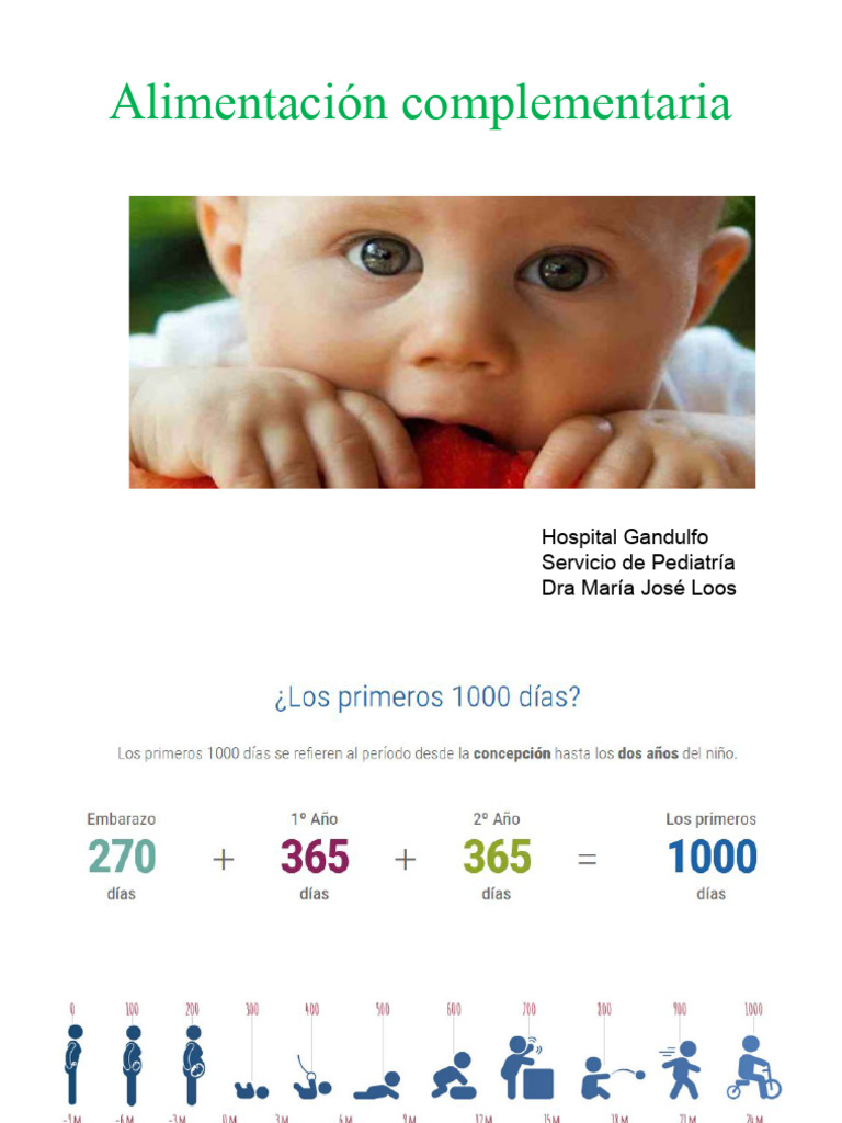 Alimentación Complementaria | PDF | Alimentos | La leche materna