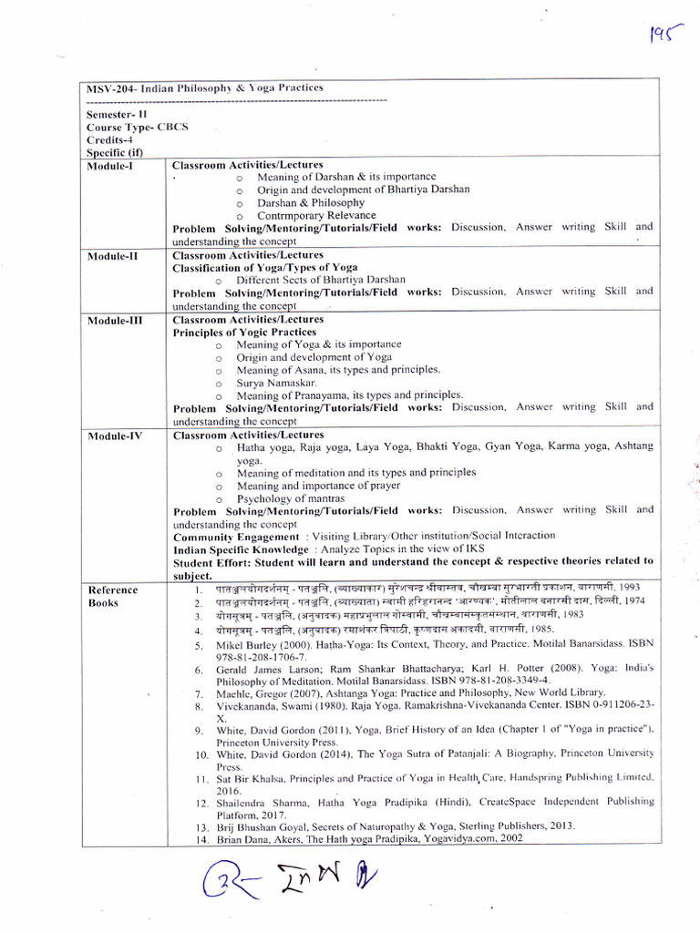 Semester 2nd CBCS Syllabus | PDF