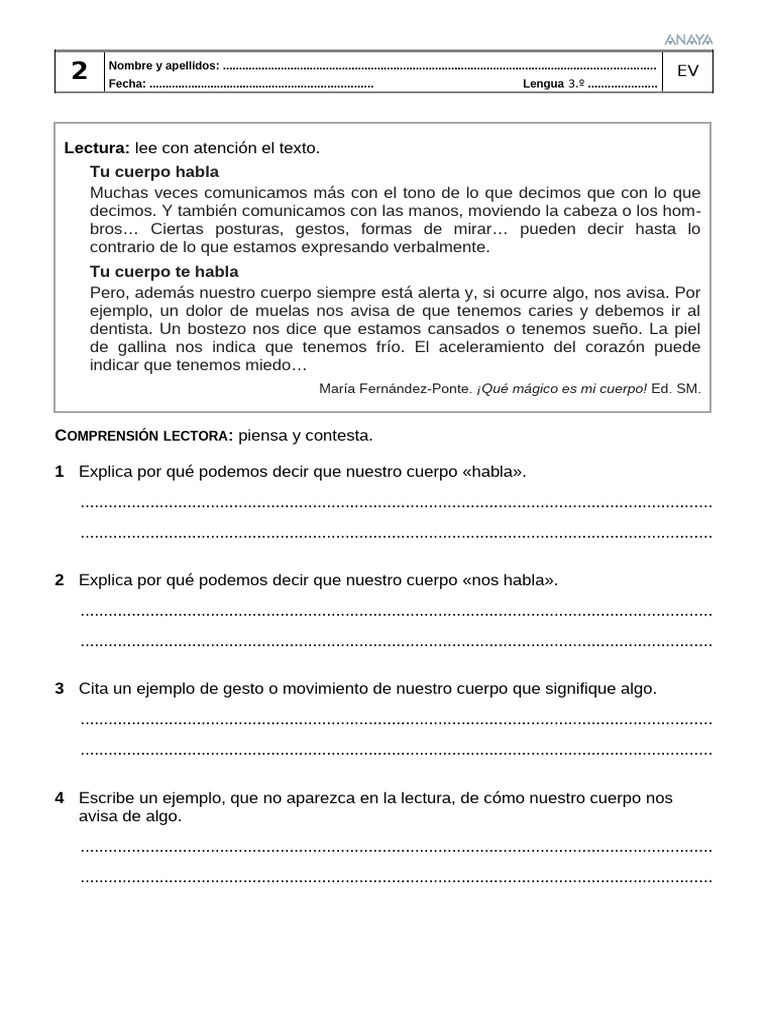 LenguaCas3p U02 e | PDF