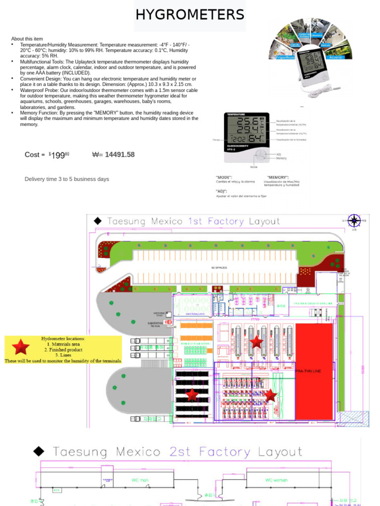 (TSMX) Hygrometers 1ST and 2ND Factory | PDF