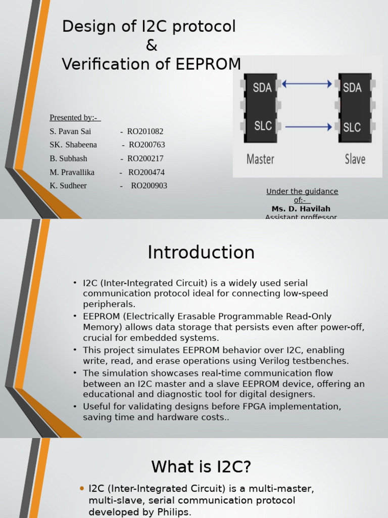 I2C EEPROM Protocol Design and Simulation | PDF | Manufactured Goods ...