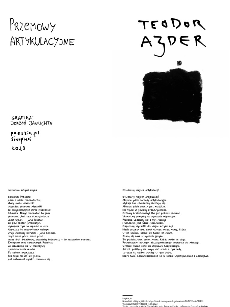 Poezzin Sierpien 2023 Teodor Azder | PDF