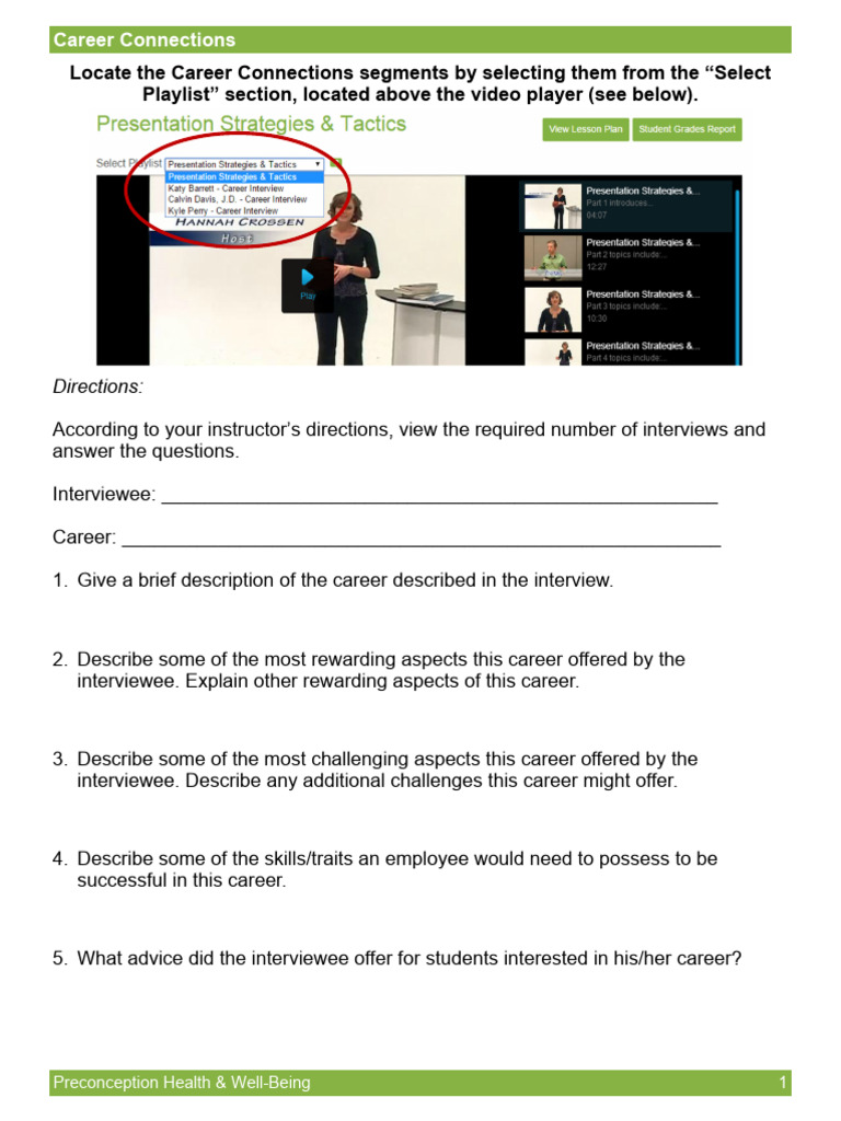 Career Insights and Advice for Students | PDF