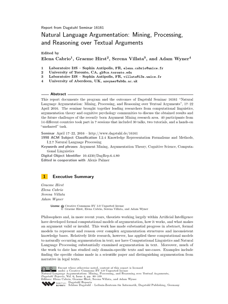 Natural_Language_Argumentation_Mining_Pr | PDF | Logic | Argumentation Theory
