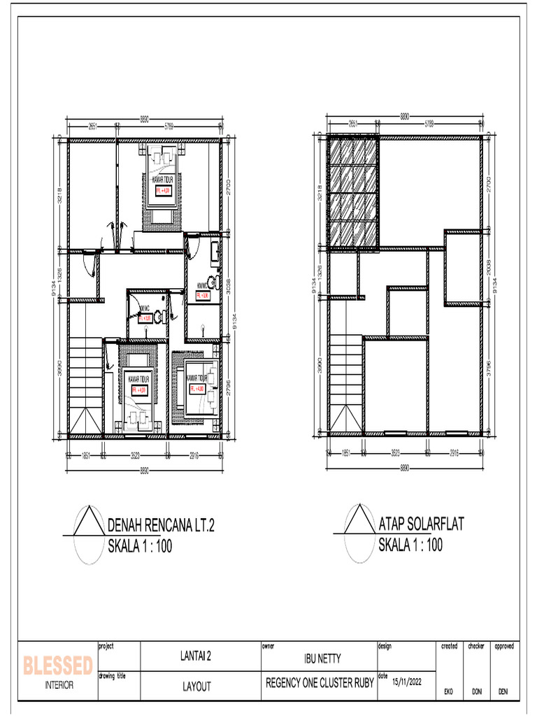 Denah Lantai 2 | PDF
