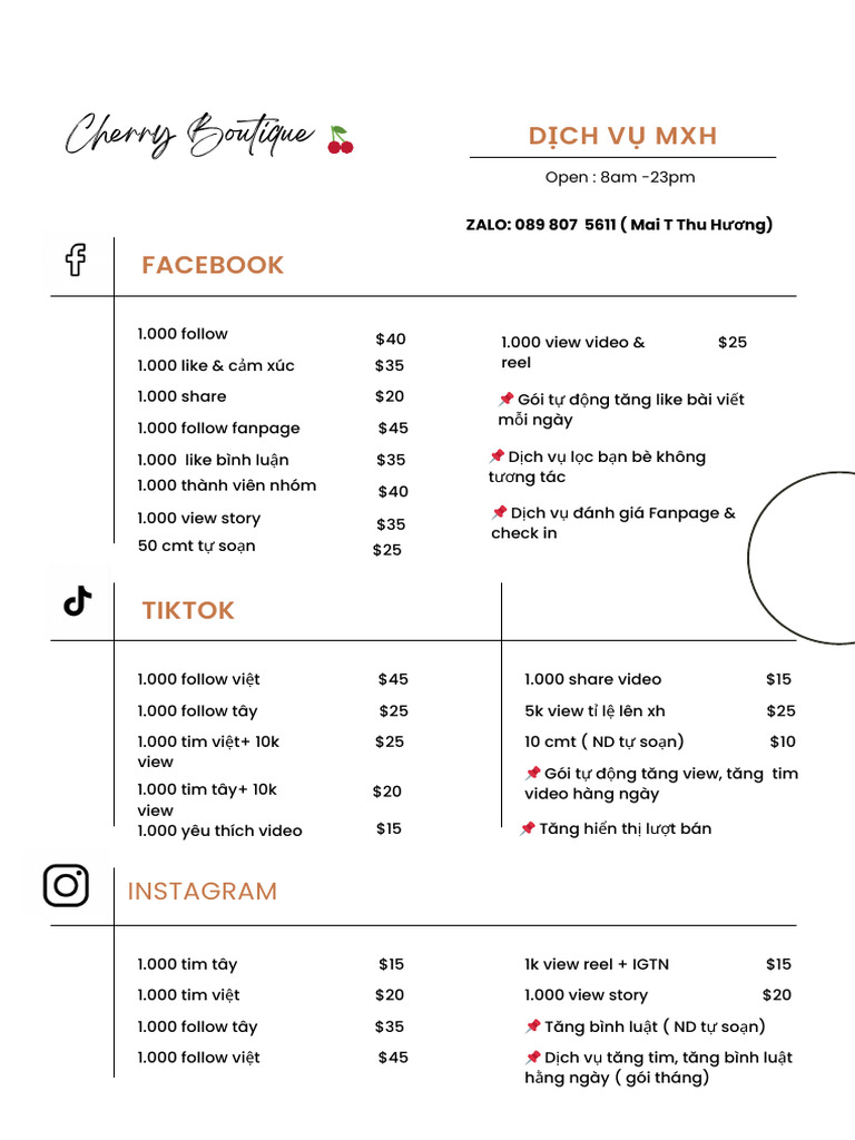 White and White Minimalist Coffee Cafe Menu PDF | PDF