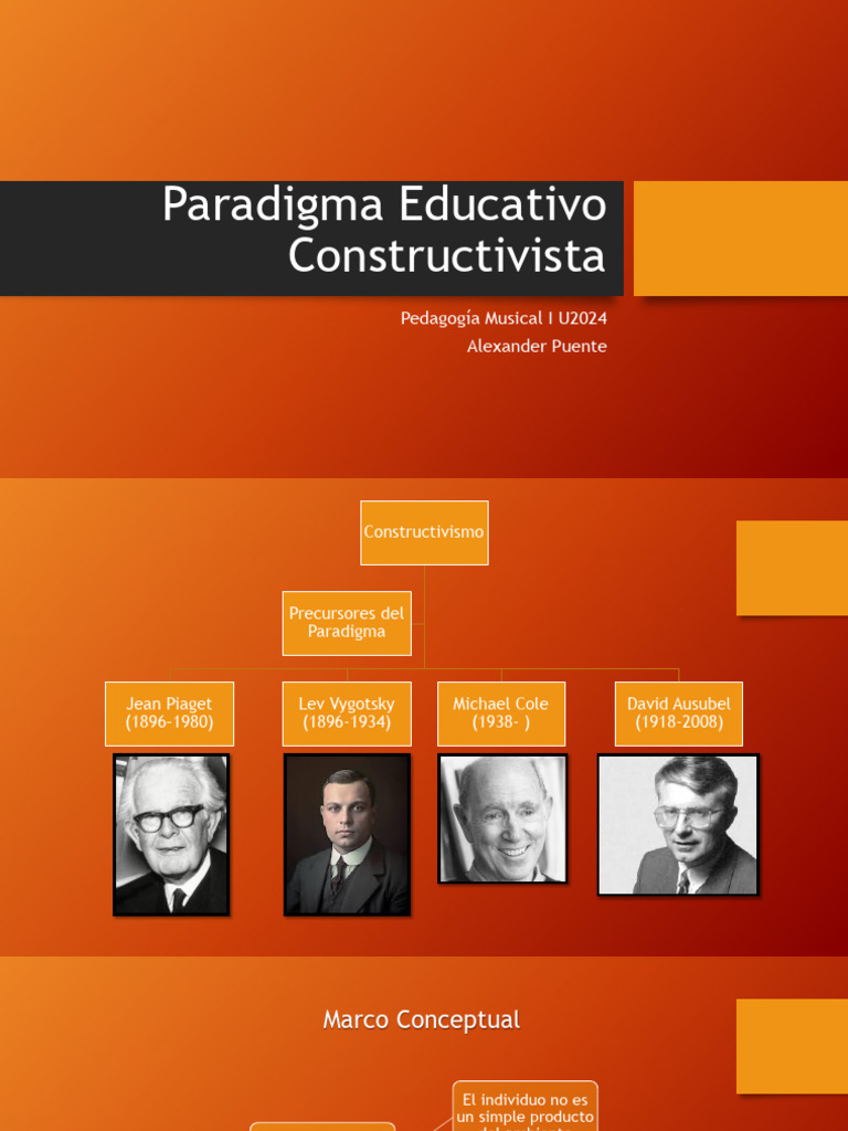 Alexander Puente Paradigma Constructivista | PDF | Constructivismo (filosofía de la educación ...
